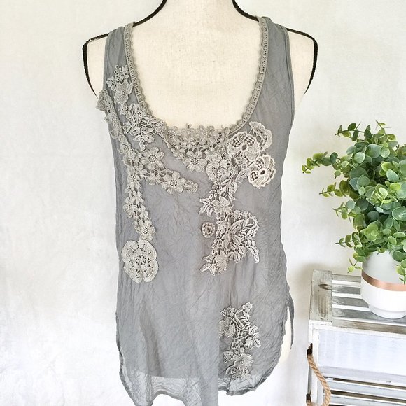 Johnny Was | Tops | Johnny Was Crochet Tank | Poshmark